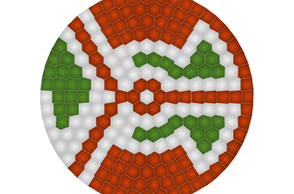 Polar Coordinate Bead Game.024 | MathPickle
