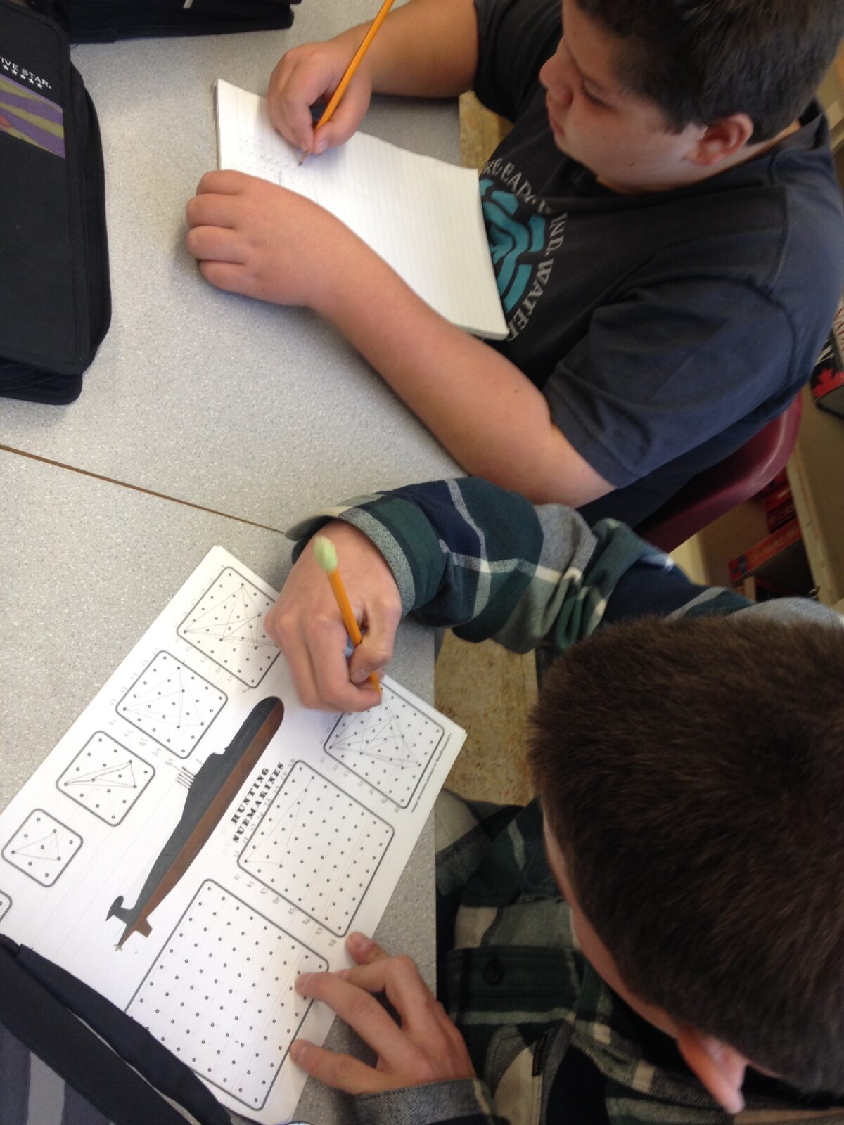 Hunting Submarines (vectors) | MathPickle