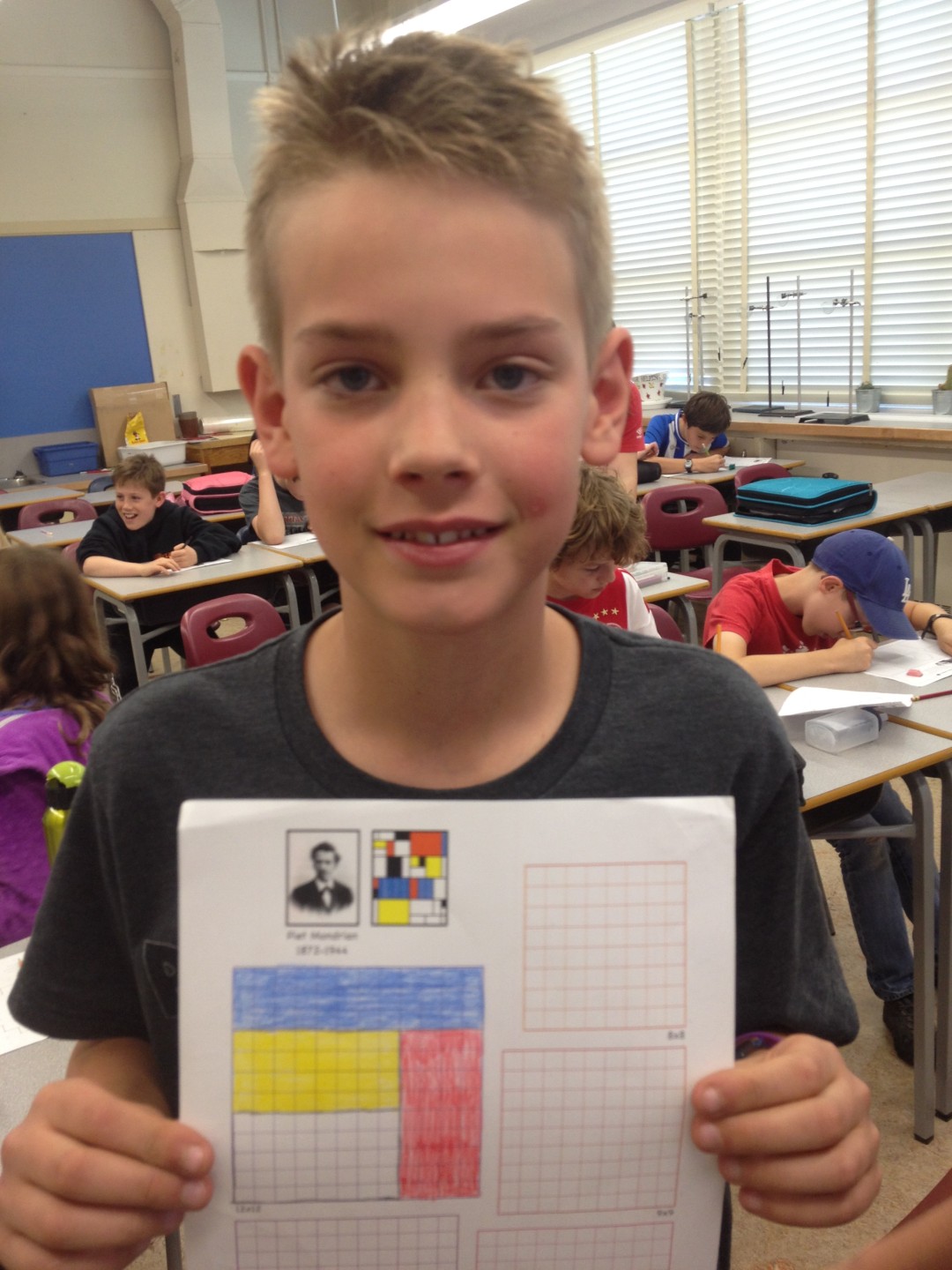 Mondrian Art Puzzles – Solutions | MathPickle