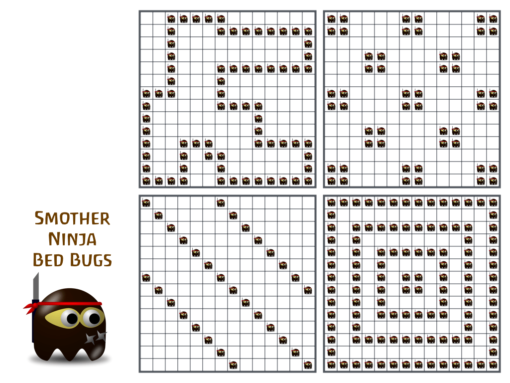 Ninja Bed Bugs (multiplication) | MathPickle