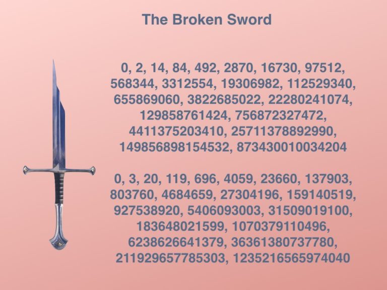 The Broken Sword (addition, division, mini-mathematical universe ...