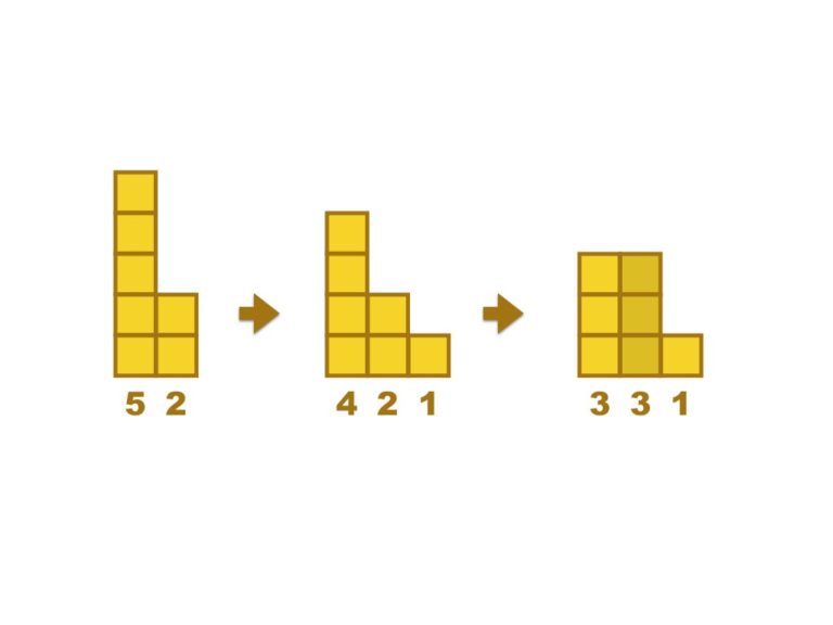 King Kong plays Bulgarian Solitaire (patterns, algorithm) | MathPickle