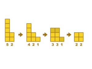 King Kong plays Bulgarian Solitaire (patterns, algorithm) | MathPickle