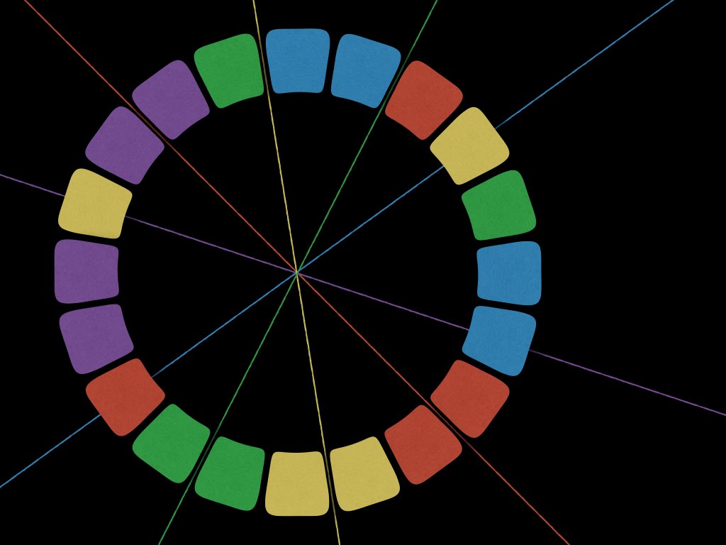 Spectral Blaster Hit (symmetry, patterns) | MathPickle