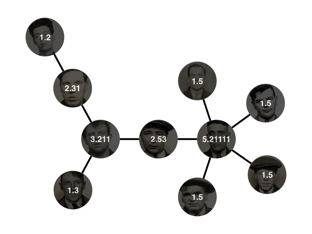 2D standardized embedding of tree graphs copy.085 | MathPickle