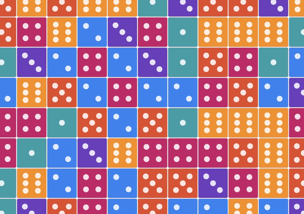 Line Dance Dice (probability, addition, multiplication) | MathPickle