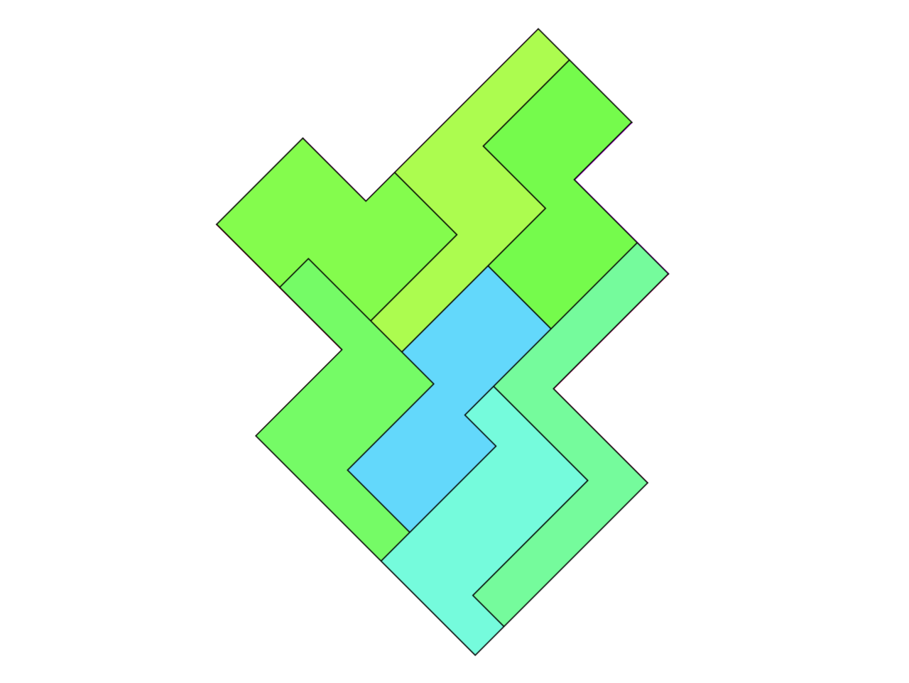 Twisted Homes (rotational symmetry, patterns) | MathPickle